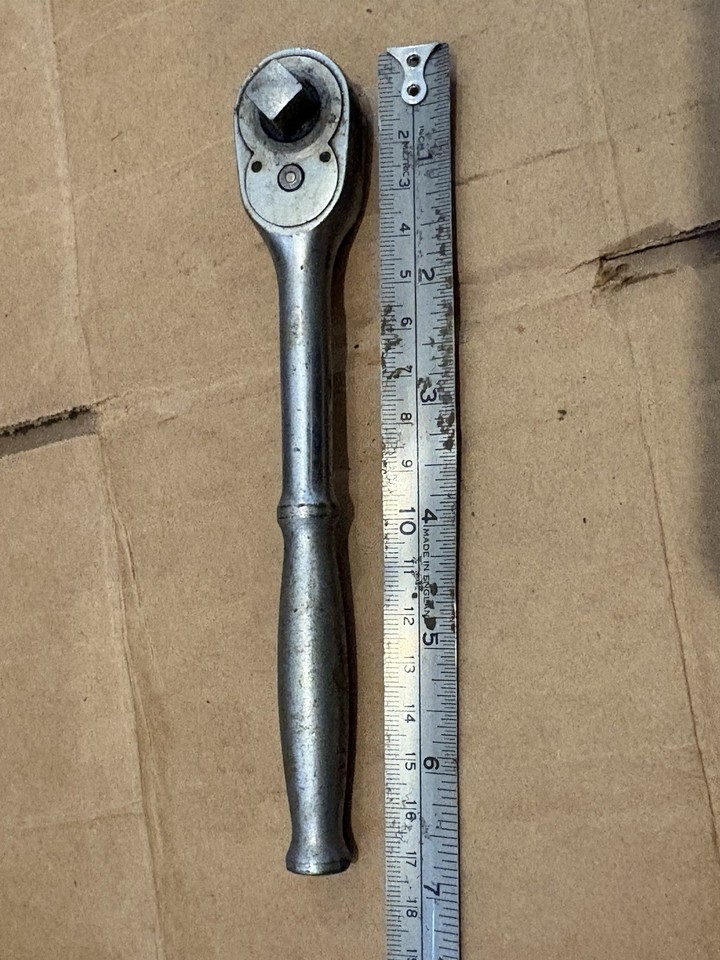Snap On ⅜ Drive AT-8022 Aircraft Merlin Spitfire Ratchet Packard Rare ...