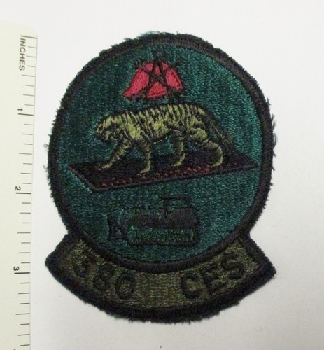 US AIR FORCE 380th CES CIVIL ENGINEERING SQUADRON PATCH Subdued ...