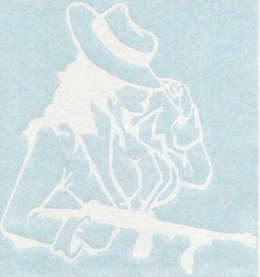 Sexy Gangster Lady Bootlegger Tommy Gun - Car Window Vinyl Decal ...