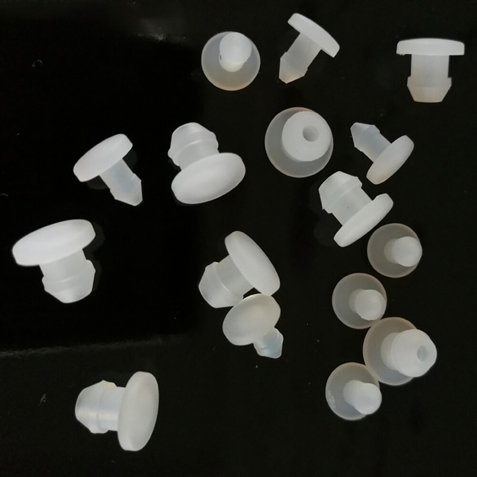 Transparent Snap-on Hole Plug 2.5mm~14mm Silicone Rubber Sealing Plugs ...