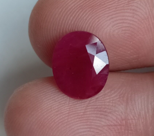 Natural Red Ruby Oval Cut Certified Untreated Unheated Loose Gemstone 2.52 Cts | eBay