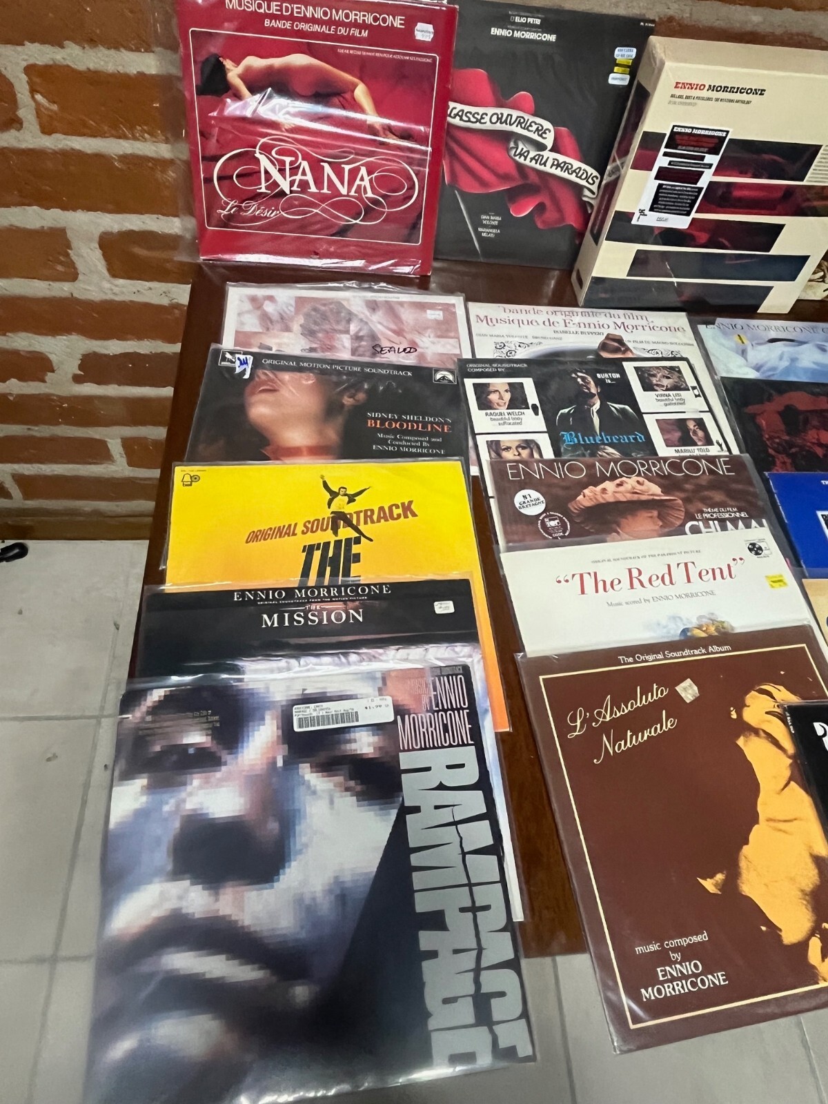 Lot of 38 Ennio Morricone Soundtrack LPs Sealed Dollars Dust Pistoleros ...