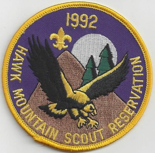 1992 Hawk Mountain Scout Reservation Camp Patch | eBay