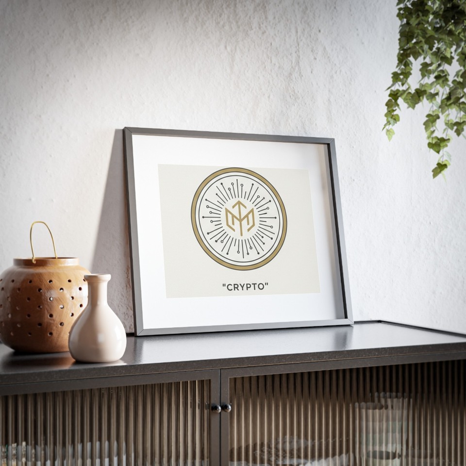 Crypto Coin Logo Framed Poster | Matte | eBay UK