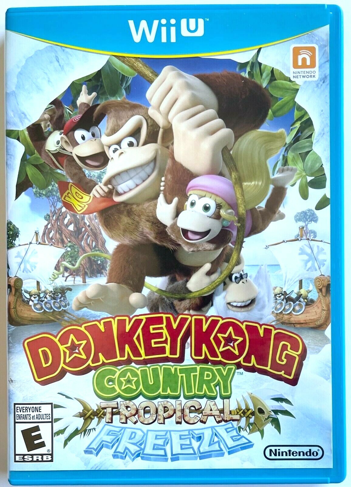 EXCELLENT NINTENDO Wii U DONDEY KONG COUNTRY "TROPICAL FREEZE" COMPLETE ...