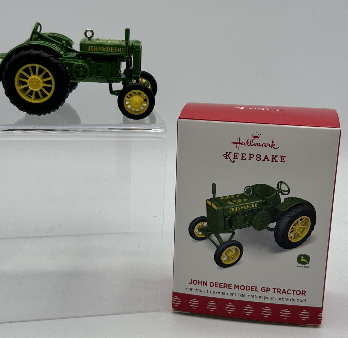 John Deere Tractor Christmas Ornaments John Deere Tractor Glass