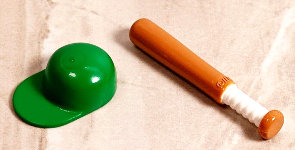 New LEGO Baseball Bat & Bat Team Game Equipment Wood Medium Nougat ...