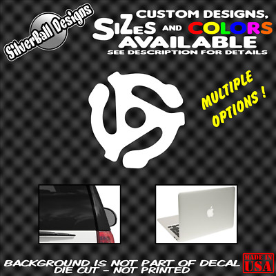 45 rpm LP record insert Custom Vinyl decal Car truck window Retro JDM ...