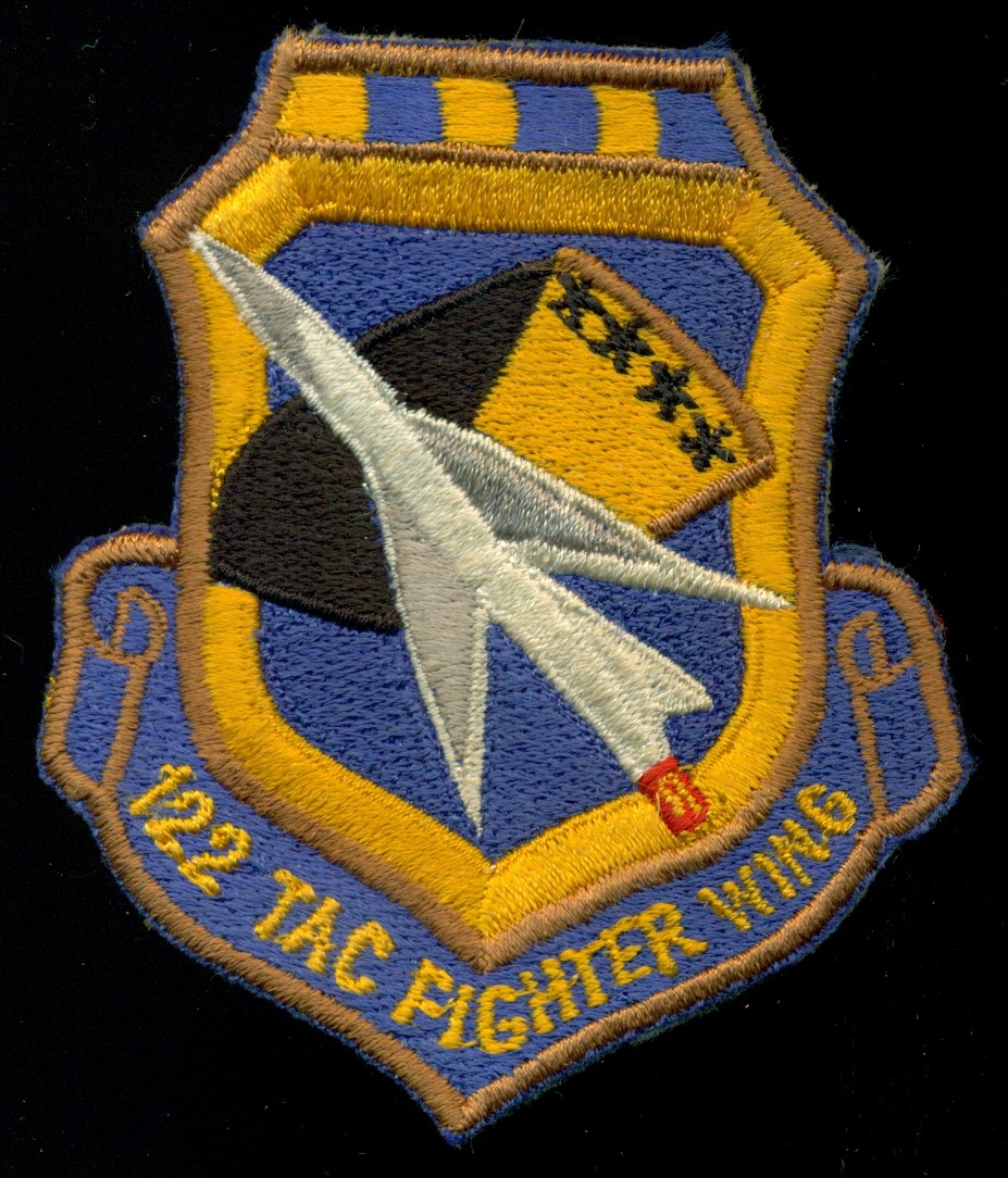 USAF 122nd Tactical Fighter Wing Patch N-12 | eBay