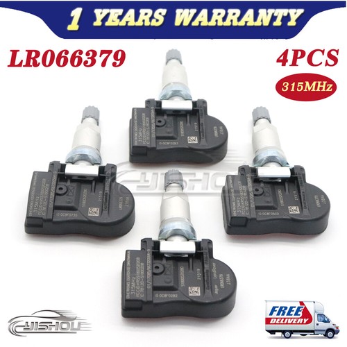 4x TPMS Tire Sensor 315MHz For Land Rover Range Rover Jaguar XJ XF ...