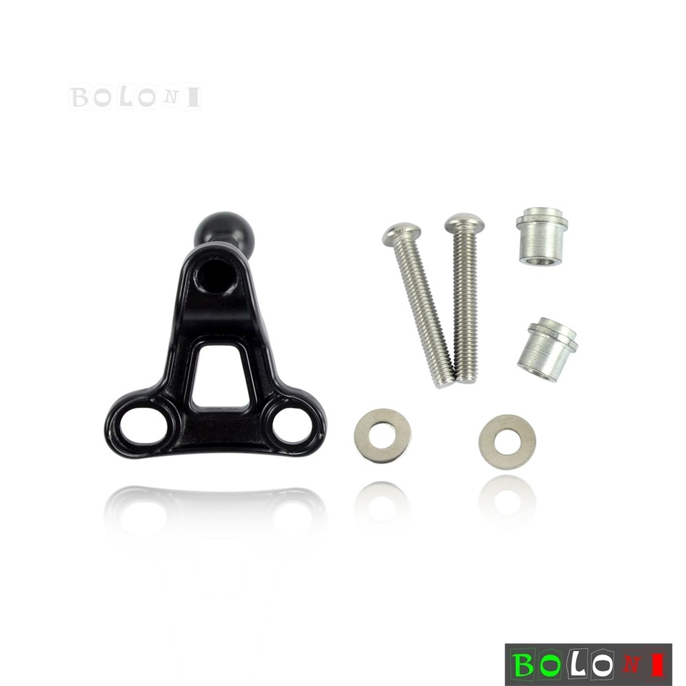 Black Handlebar Mount Phone Carrier Set #76000537 and #76000549 For ...