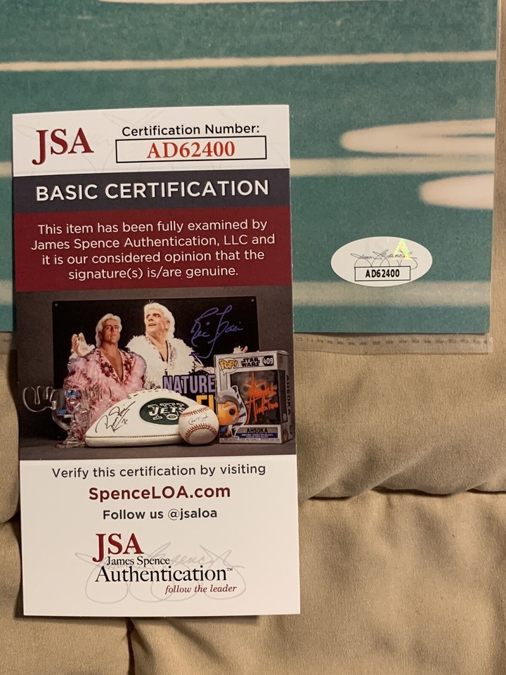 NEW YORK GIANTS LAWRENCE TAYLOR #56 SIGNED 8X10 PHOTO HOF 1999 JSA COA ...