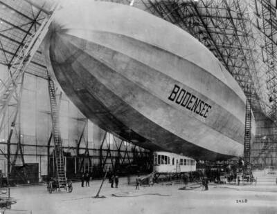 German Airship Bodensee Aviation History Old Photo | eBay Australia