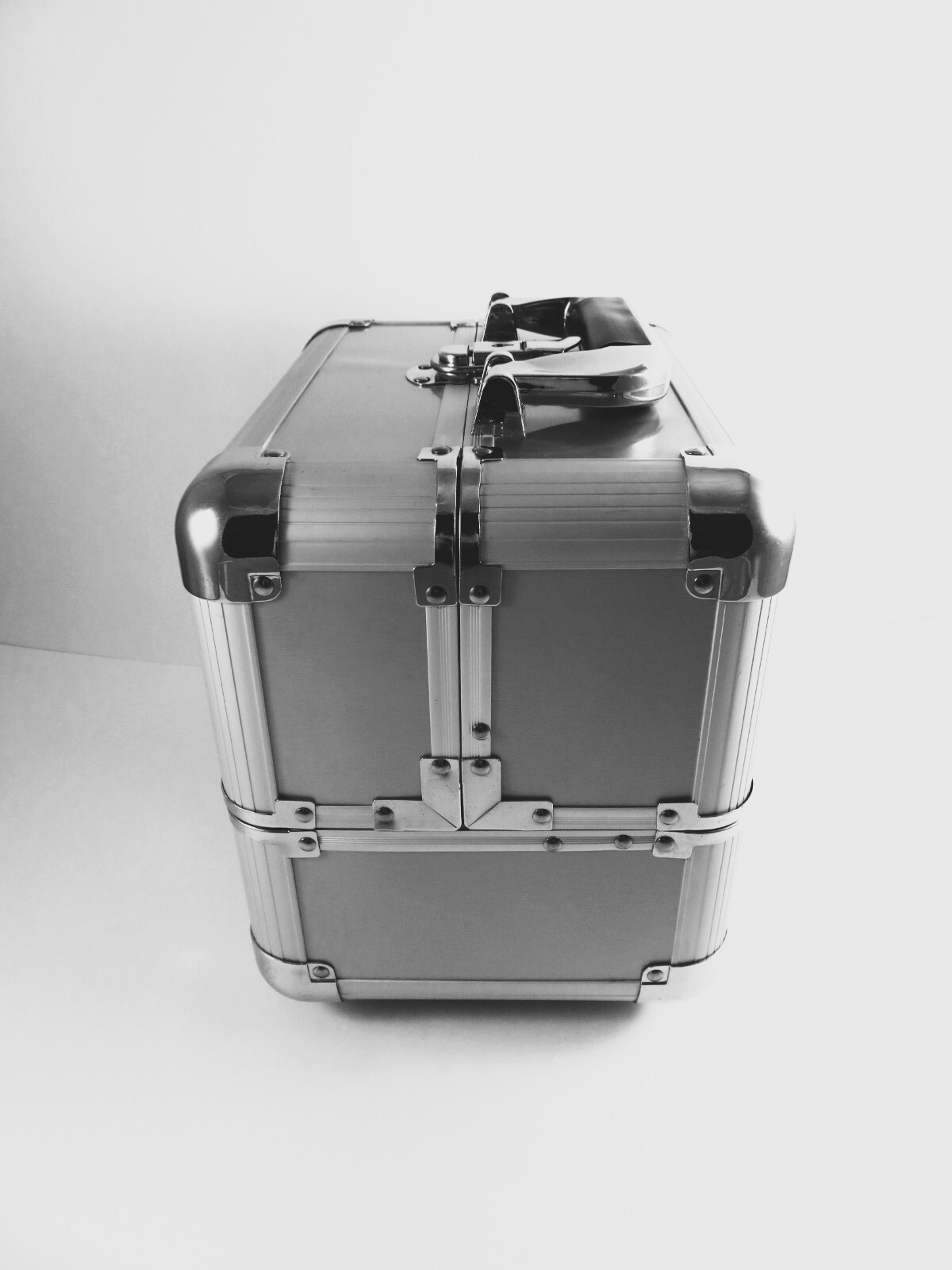 Caboodles Cosmetic Makeup Case Metal Portable Locking With Keys ...