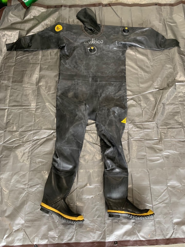 Viking Protech Rubber Drysuit for Technical/Commercial/Fire-LE Diver | eBay