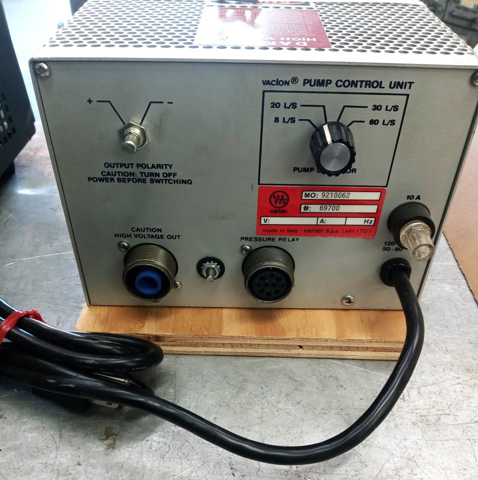 Varian Vacuum Pump Control Unit model 921-0062 - Clean | eBay