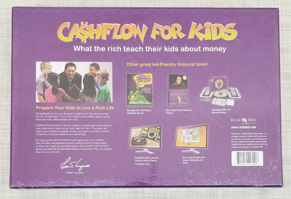 Cashflow for Kids ~ How to Get out of the Rat Race Board Game Rich Dad ...