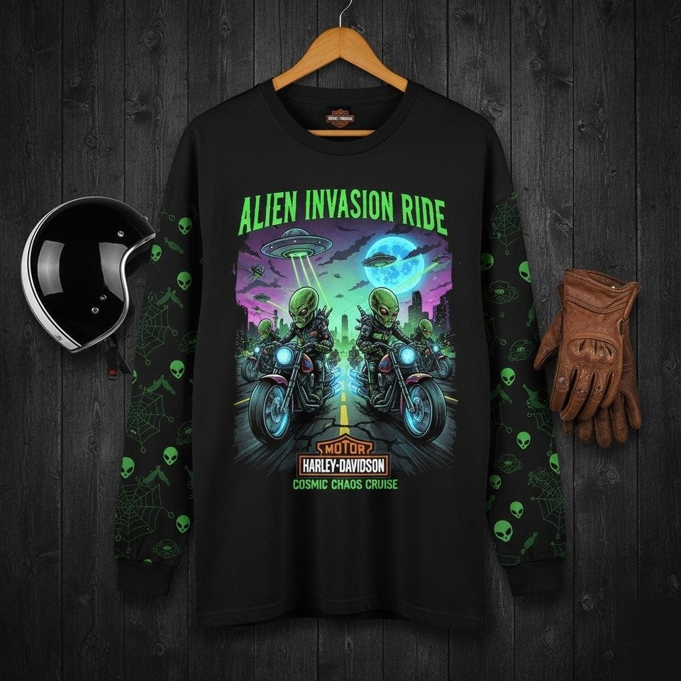 Harley-Davidson & Halloween Series Bewitching Alien Invasion Ride ...