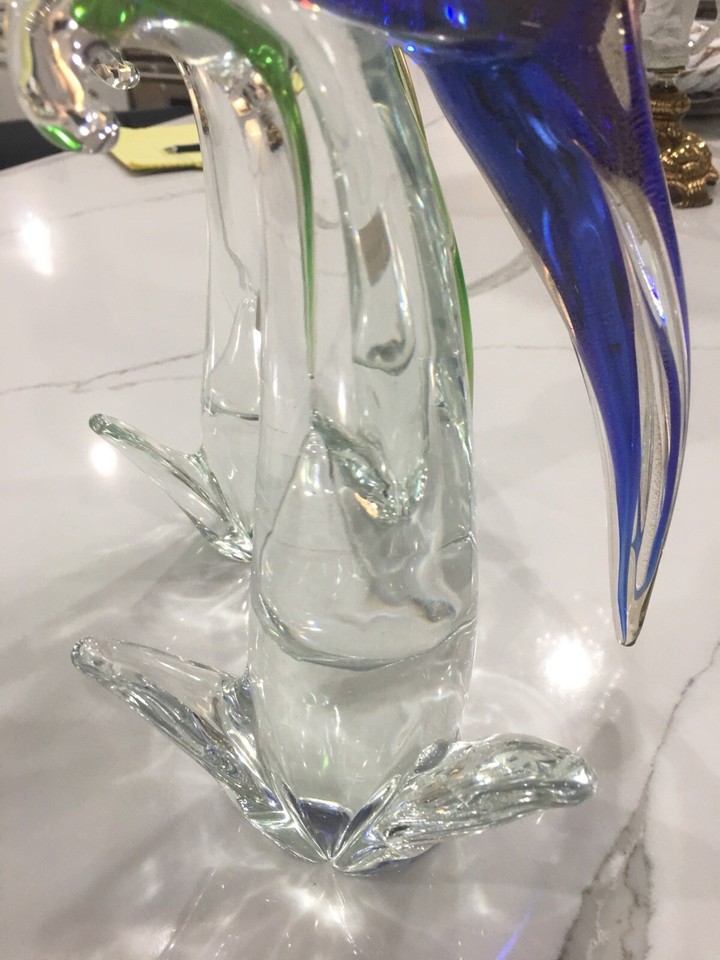 PAIR OF VINTAGE MURANO GLASS COCKATOO PARROTS BY ARCHIMEDE SEGUSO | eBay