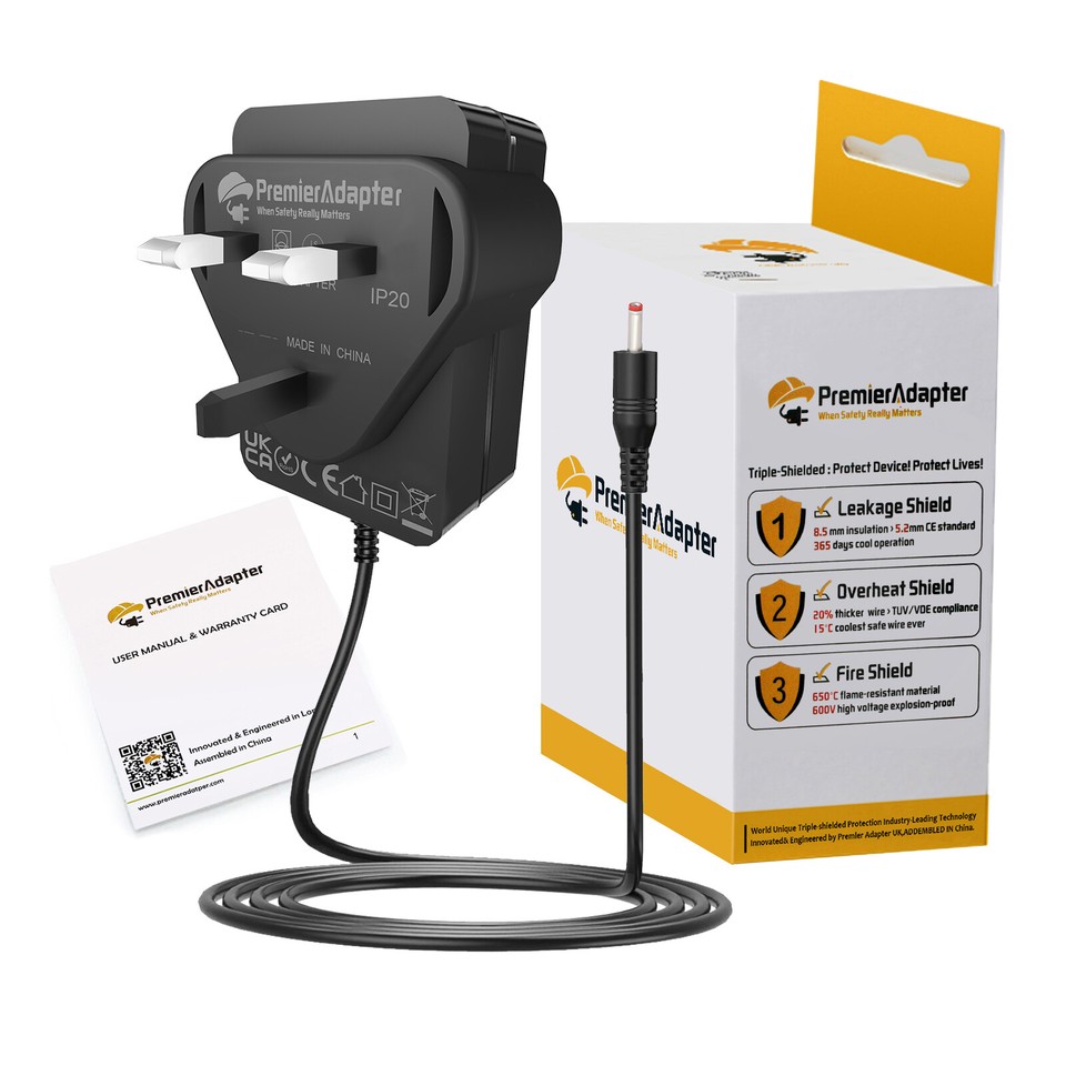 12V 2A AC-DC UK Replacement Adaptor Charger for Geo GeoBook 1E ...