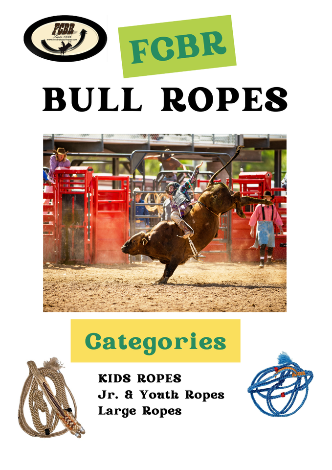 Bull rope 9/5 left hand bull riding gear rodeo equipment ideal for bull ...
