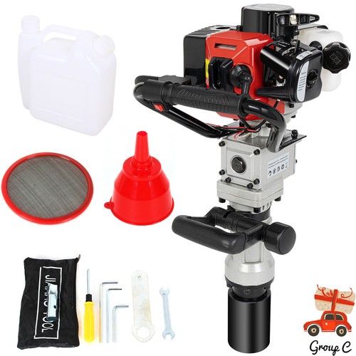 32cc Gas Powered T-Post Driver 2 Stroke Pole Pounder Pile Driver Hammer ...