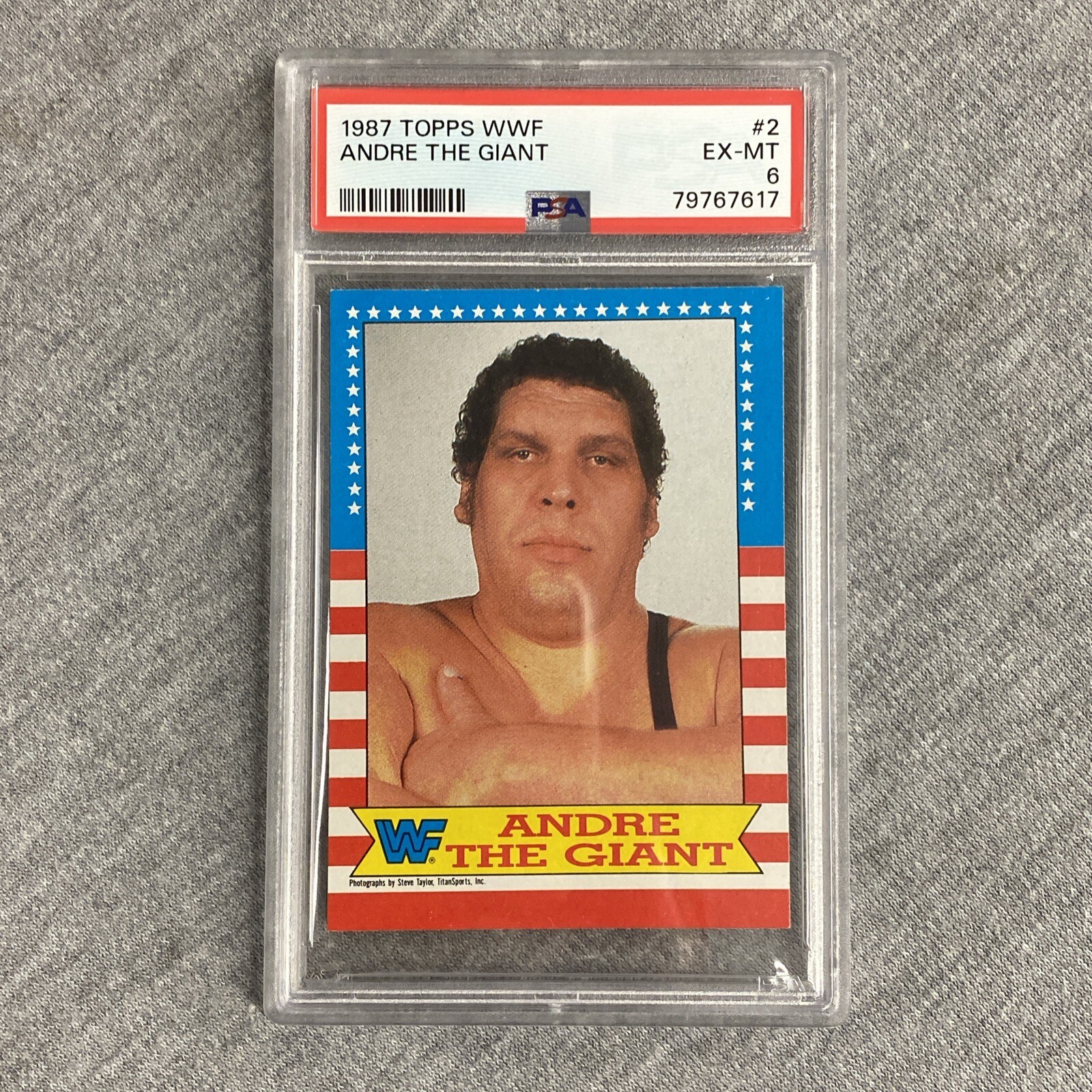 1987 Topps WWF - Andre the Giant #2 for sale online | eBay