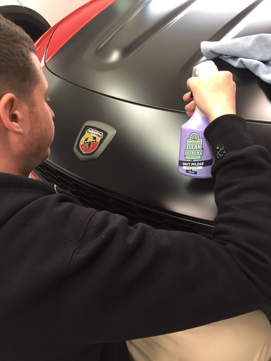 CLEANEXTREME Auto Matt Lack & Folie Set Shampoo Reiniger Pflege ...
