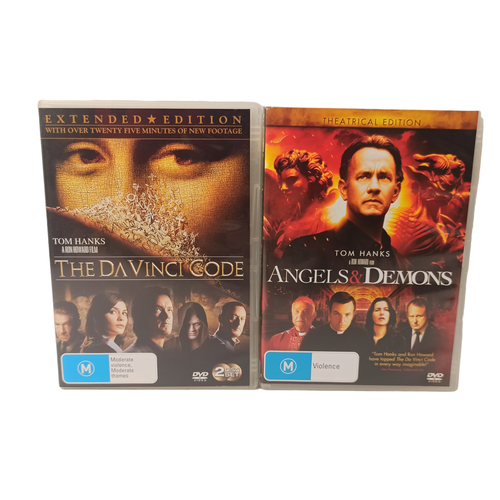 The Da Vinci Code 1-2 Angels Demons Treasure Religion Faith Church ...