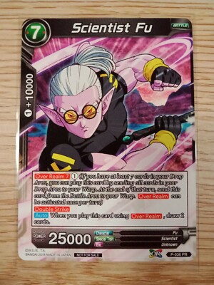 Scientist Fu Non Foil - P-036 - Judge Promo Dragon Ball Super Card ...