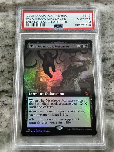 MTG The Meathook Massacre Innistrad: Midnight Hunt 348 Foil Mythic for ...
