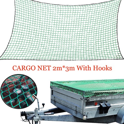 Universal 2M x 3M Truck Bed Cargo Net Elastic Stretch Mesh w/ Hooks ...