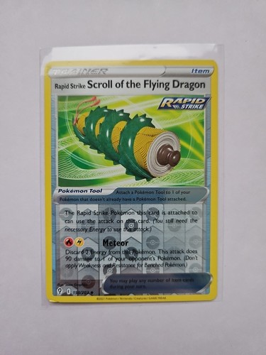 Pokémon TCG Rapid Strike Scroll of the Flying Dragon Evolving Skies 153 ...