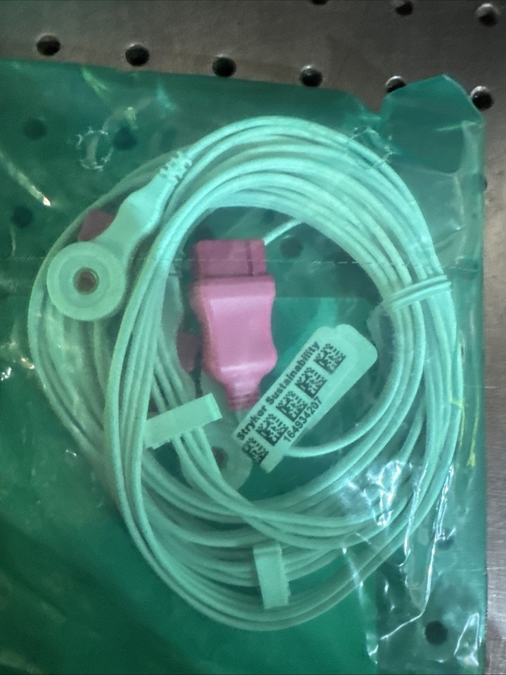 Stryker Covidien Disposable 3 Lead Cable and Lead Wire System 33103 ...