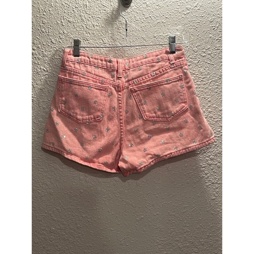 Blue B Rhinestone Star Ultra High Rise Short. | eBay