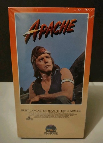 Rare "Apache" (1954) Sealed And New Action/Western VHS 1986 Release ...