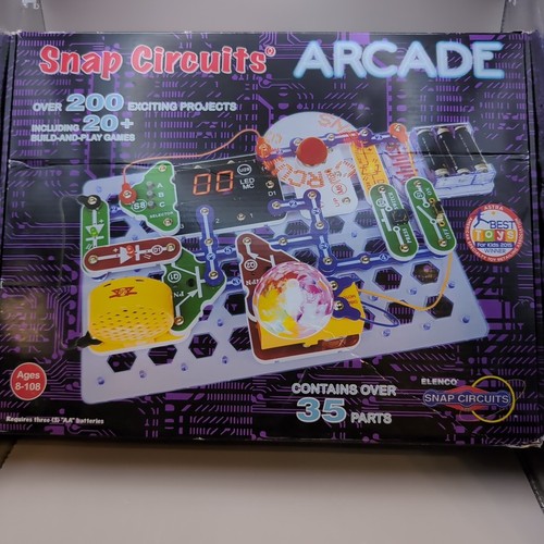 Snap Circuits Arcade Electronics Exploration Kit Stem COMPLETE VGC ...