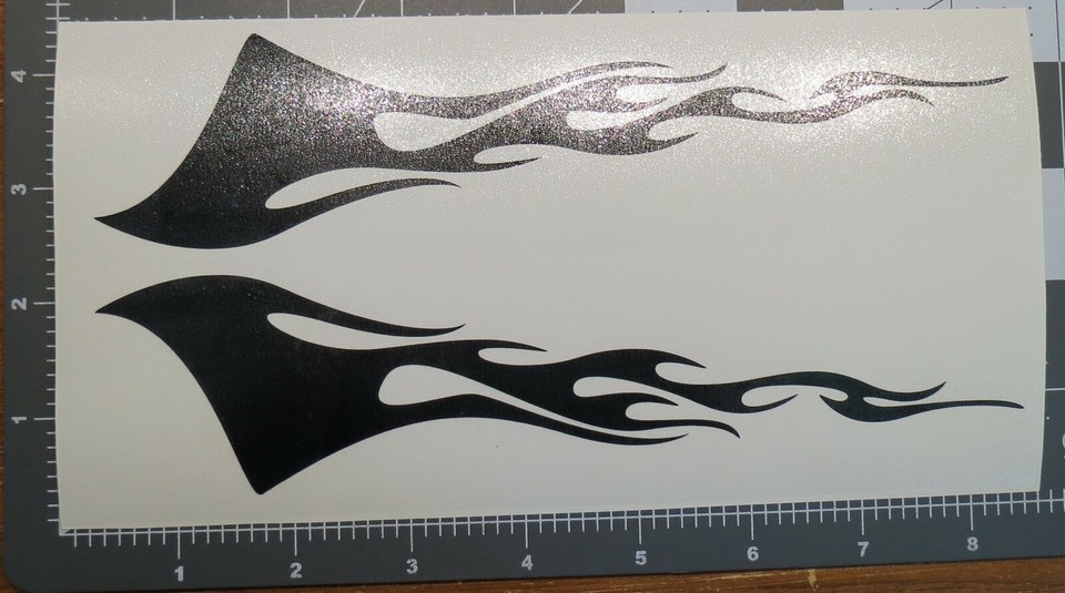 Vinyl paint masking, stencil, decal for RC bodies (Flames #8) | eBay