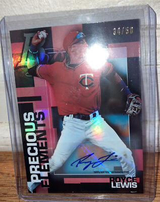 2020 Bowman Platinum Royce Lewis Precious Elements Autograph!!! PE-17 # ...