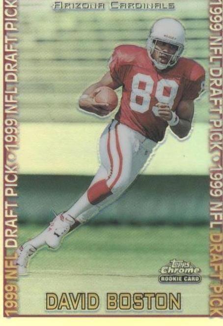 1999 Topps Chrome - 1999 NFL Draft Pick David Boston #152 Refractor (RC ...