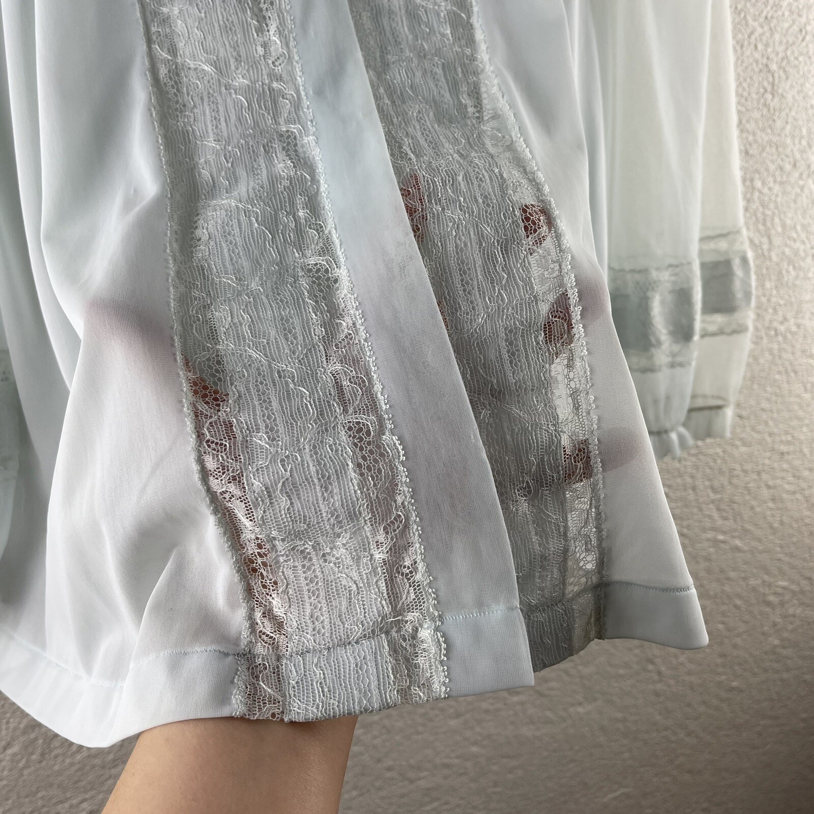 Vintage l 50s S Luxite Sheer Nylon Ruffle Lace Peter … - Gem