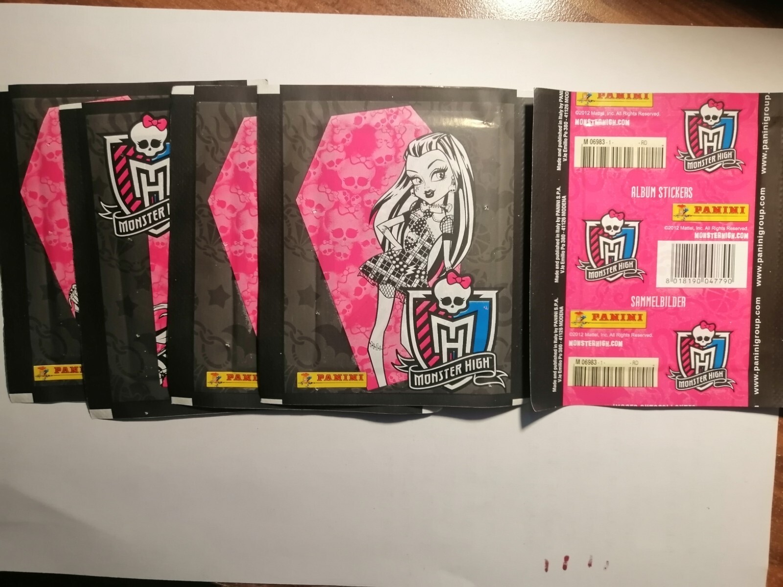 PANINI MONSTER HIGH 5 pcs packets | eBay