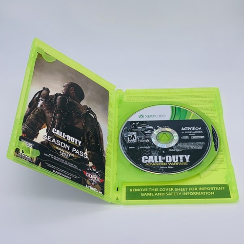 Lot of 2 Call of Duty: Ghosts & Advanced Warfare Xbox 360 - Complete ...