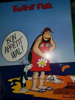 48 x Footrot Flats "BON APPETIT WAL!" 48cm X 35cm | eBay