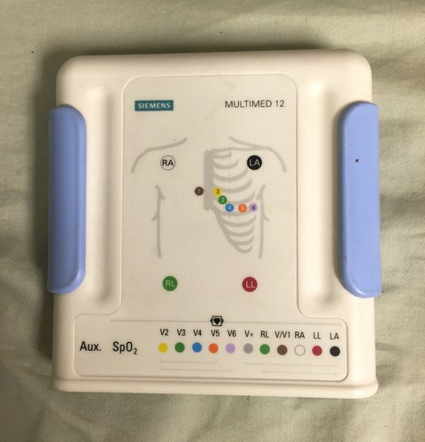 Siemens Multimed 12 Lead EKG ECG SPO2 Cardiology Module Monitor 5589663 ...