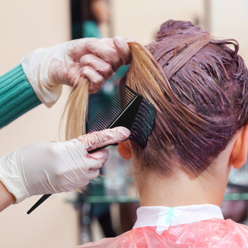 Hair Color Kit Home Coloring Equipment Salon Dyeing Perming Bowl DIY | eBay