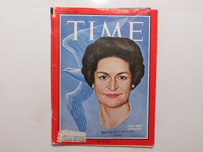 Time Magazine August 28, 1964- Lady Bird Johnson N5 | eBay