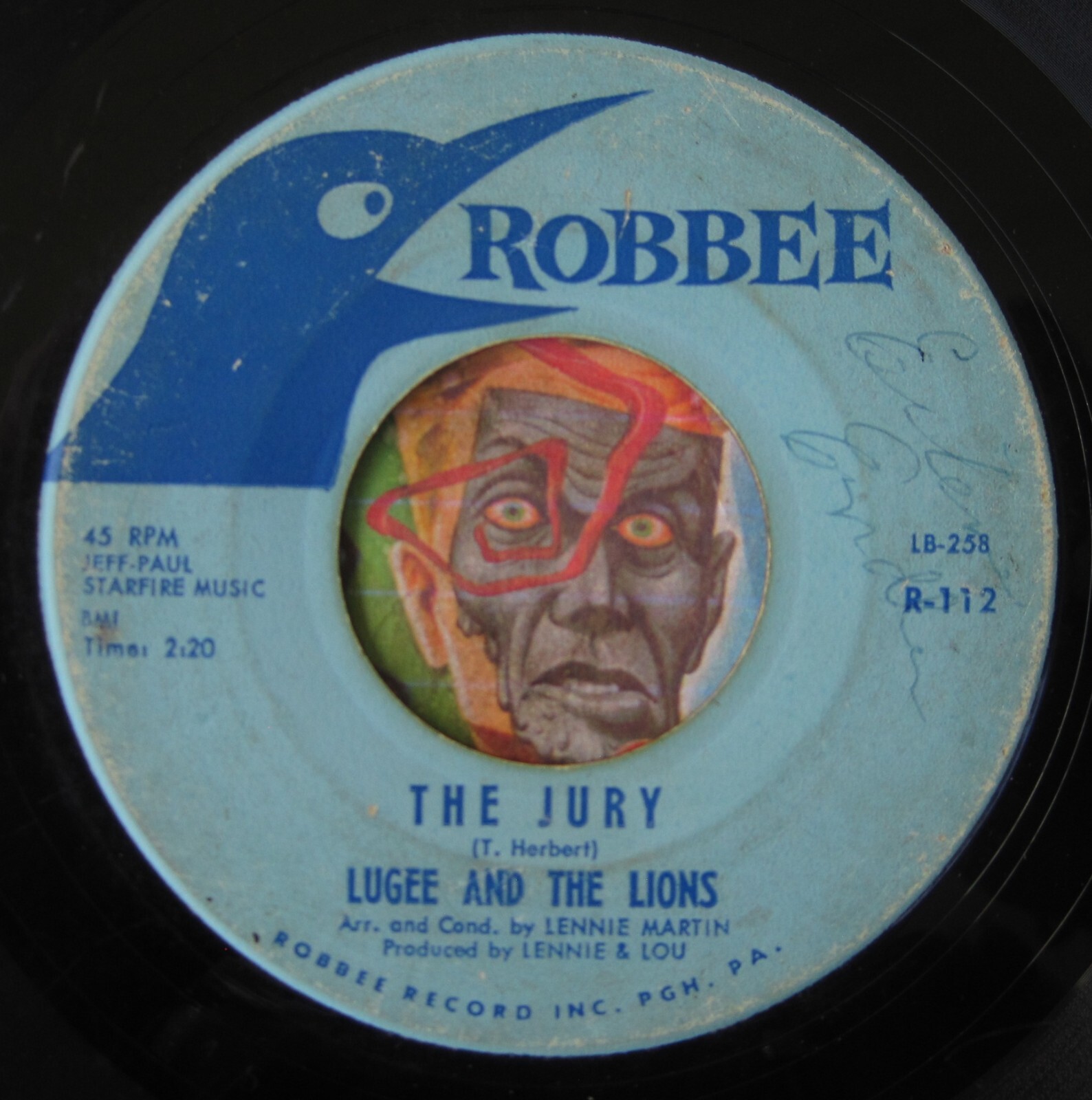 HEAR Lugee & The Lions 45 Little Did I Know / The Jury doo wop R&B Lou ...