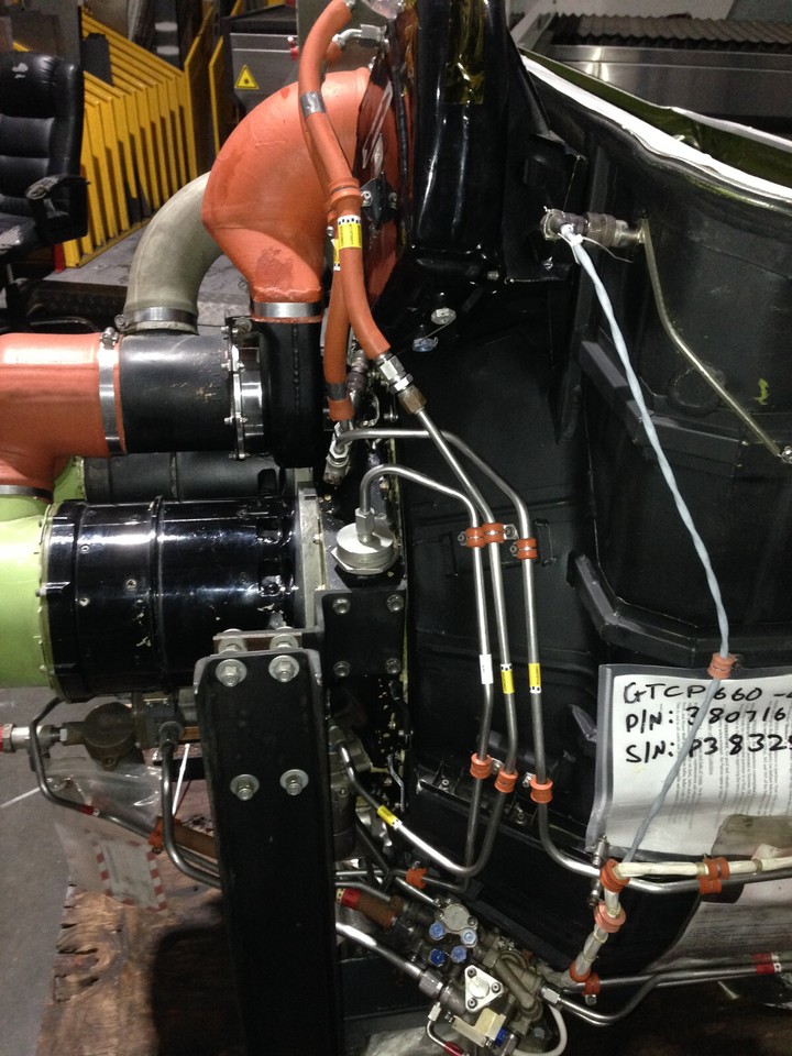 Garrett Airesearch GTCP660-4 B747 aircraft gas turbine engine APU ZERO ...