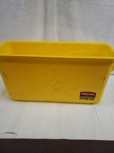 RUBBERMAID COMMERCIAL PRO Plastic Charging Bucket,7 gal.,Yellow ...